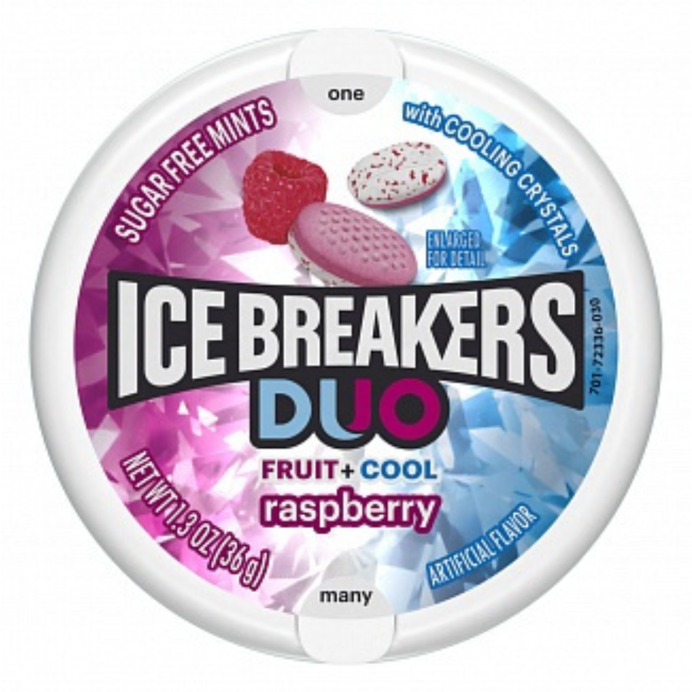 Ice Breakers Mints Duo Raspberry – candylandgalway