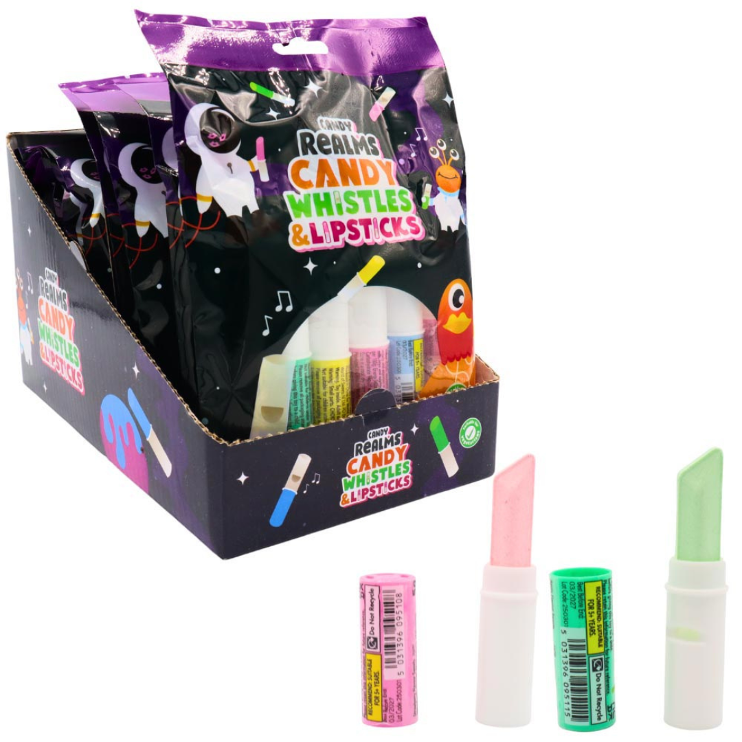 Candy Realms Candy Whistles & Lipsticks Bag 30g – candylandgalway