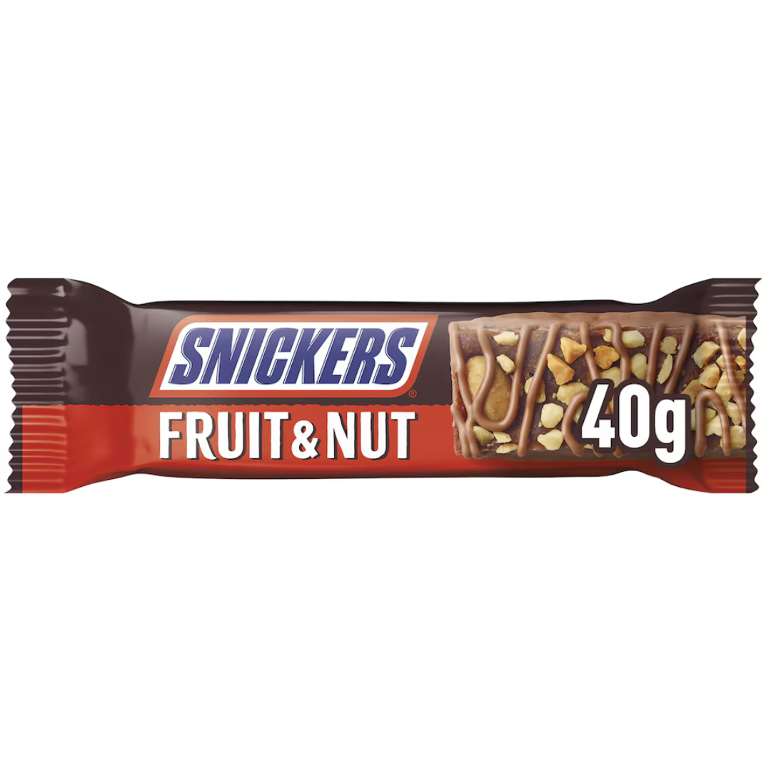 Snickers Triple Treat Fruit & Nut Snack Bar 40g – candylandgalway