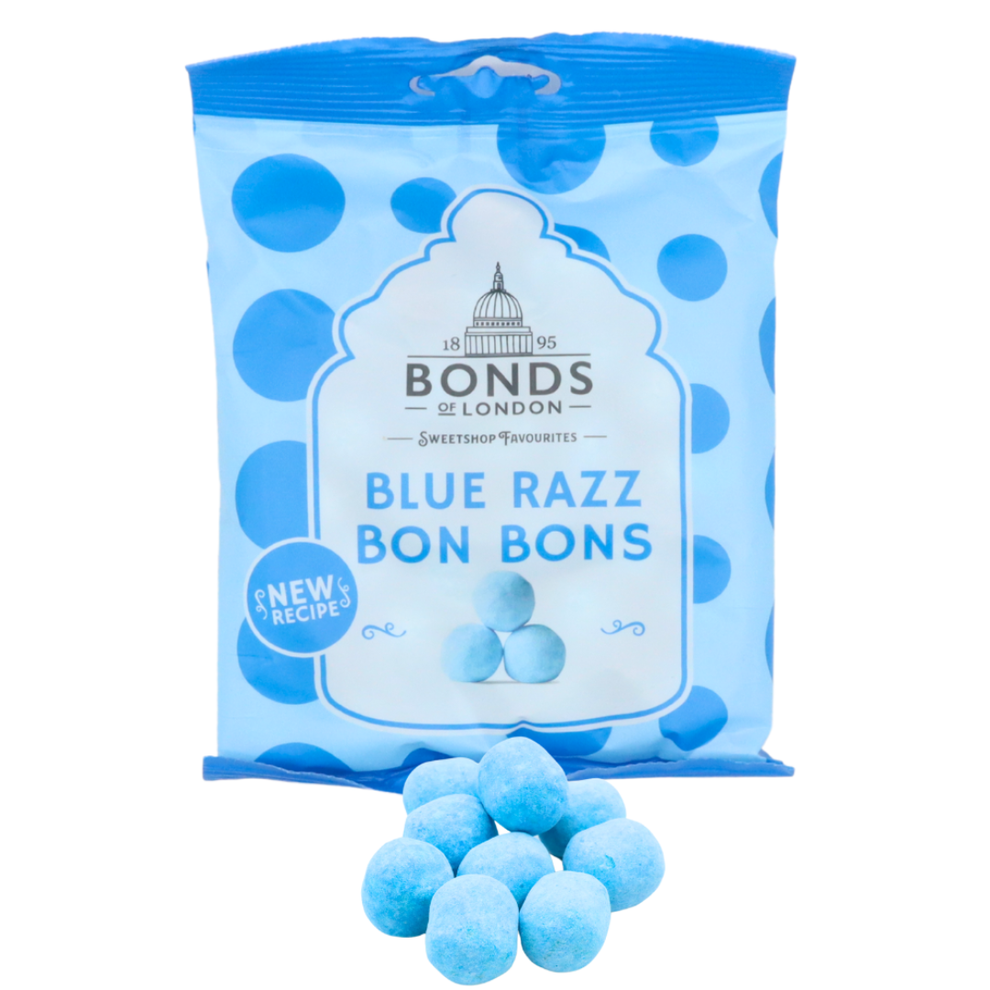 Bonds Blue Razz Bon Bons Bag 110g – candylandgalway